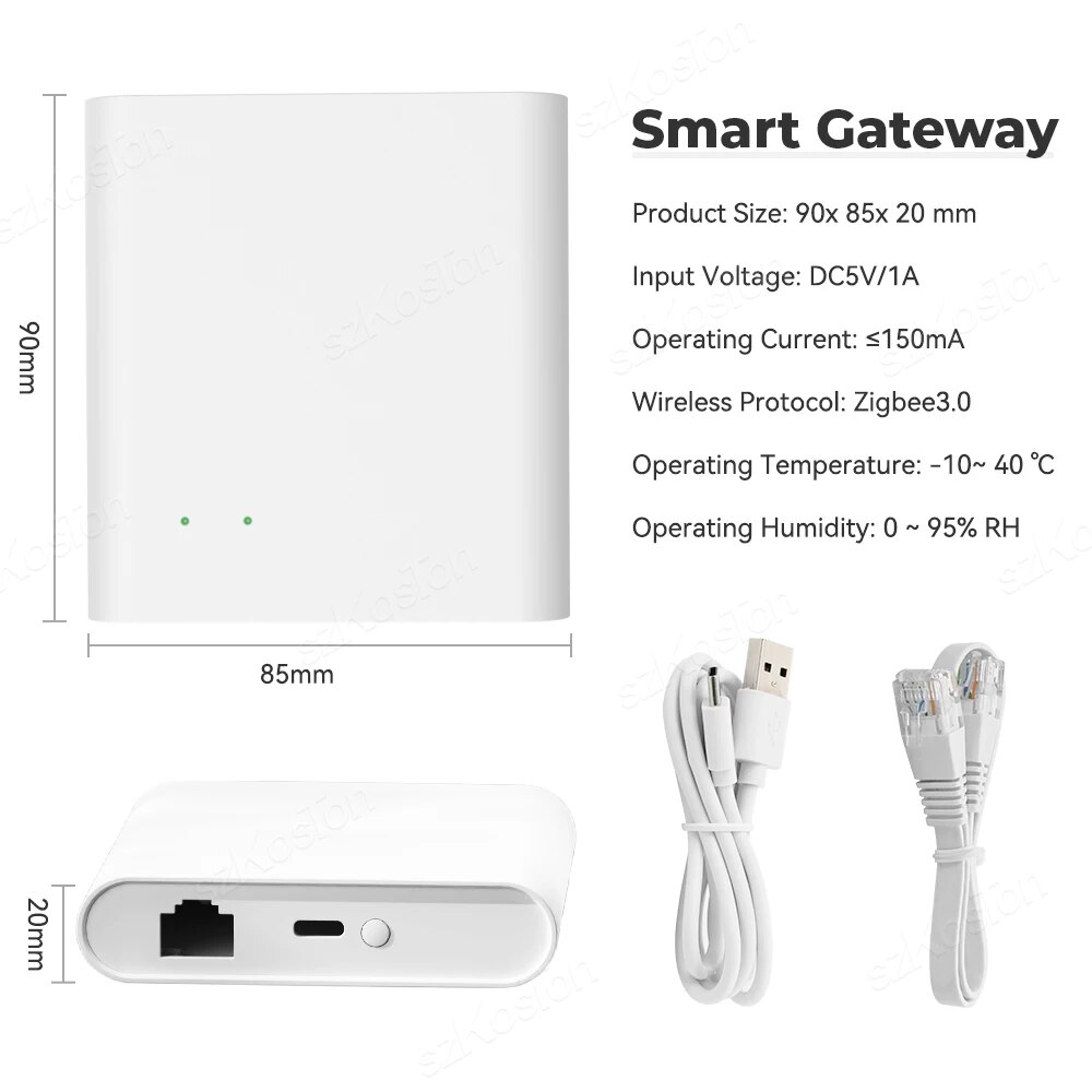 Gateway Zigbee 3.0/Tuya Hub Smart RJ45 Wired Home Bridge Connect Smart ... Gateway Zigbee 3.0/Tuya Hub Smart RJ45 Wired Home Bridge Connect Smart ...